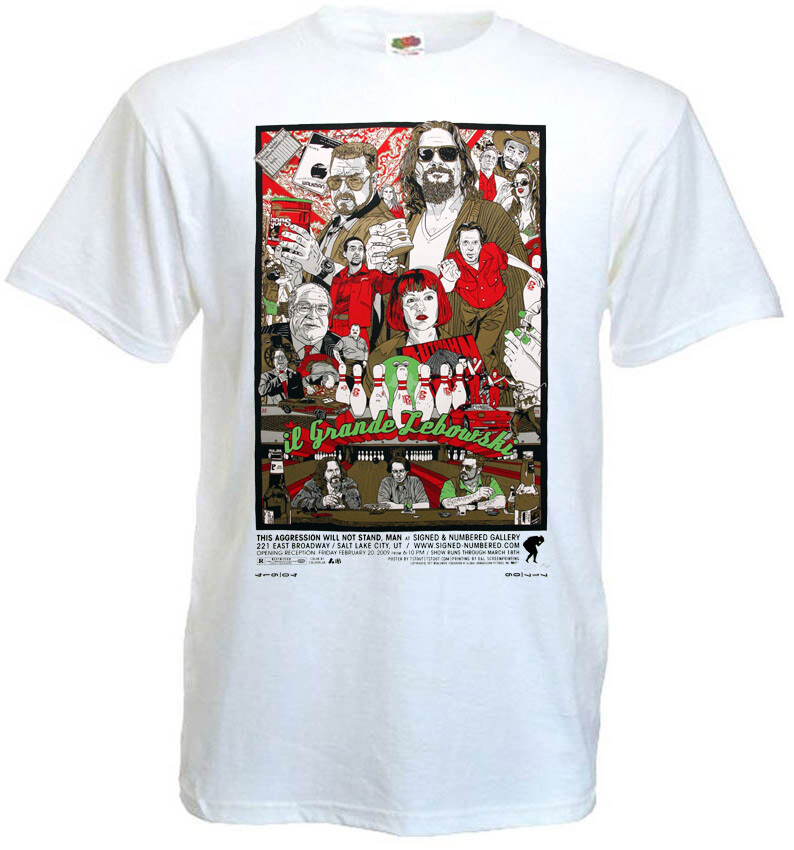The Big Lebowski v1 T-shirt Bridges Goodman Buscemi all sizes S-5XL Men ...