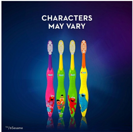 🆕️ Sesame Street's ️•ELMO• Toothbrush/CREST 2.2 Oz. Sparkle Fun ...