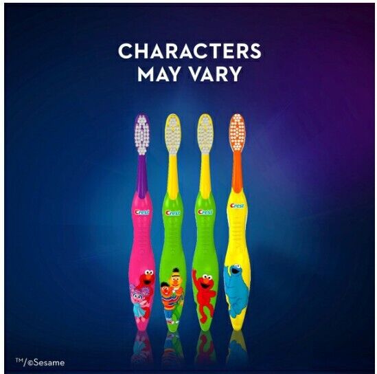 🫧 Sesame Street's 🔴ELMO🔴 Toothbrush/CREST 2.2 Oz Kids Sparkle Fun ...