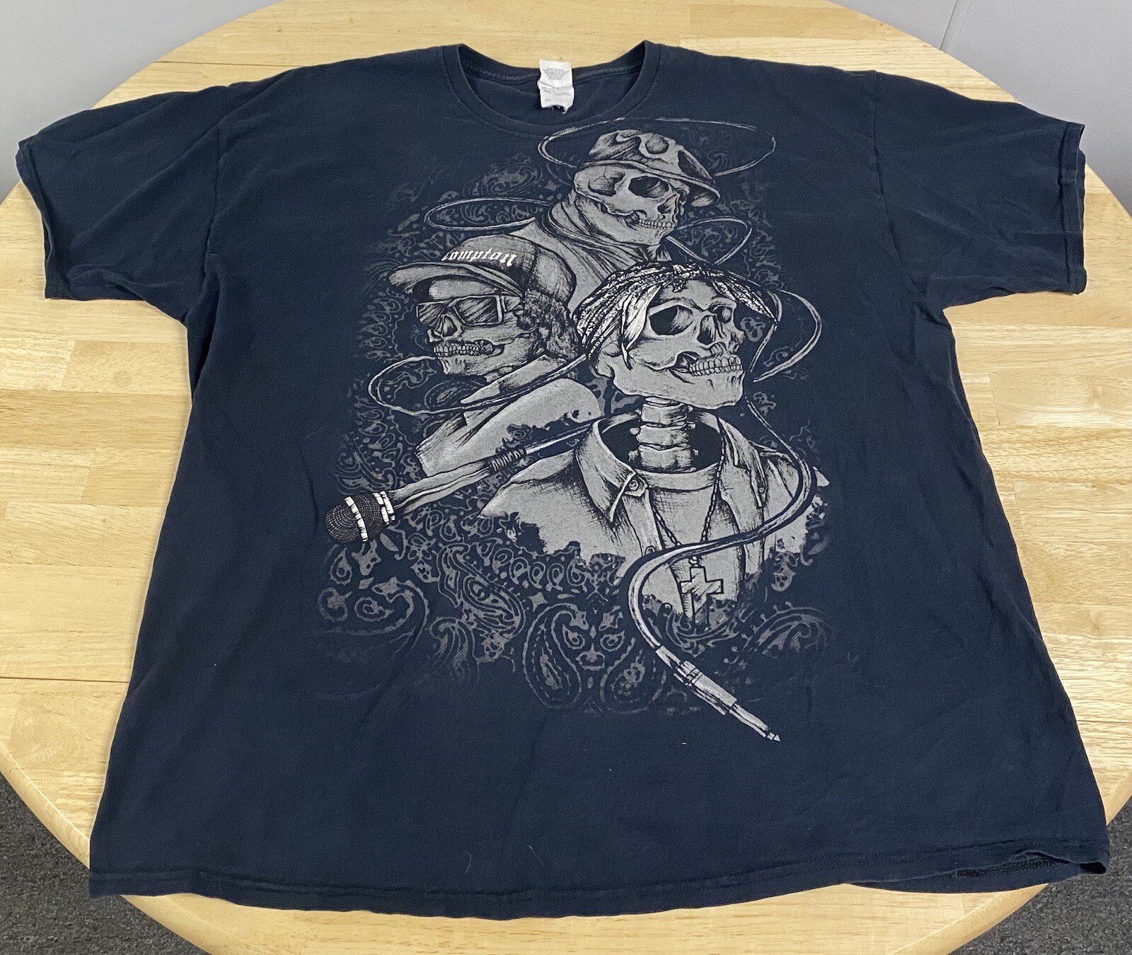 Eazy-E 2PAC Tupac Notorious Biggie Skeleton Skull 2XL… - Gem