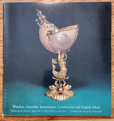Sotheby's Auction Catalog April 1980 Watches Silver Scientific ...
