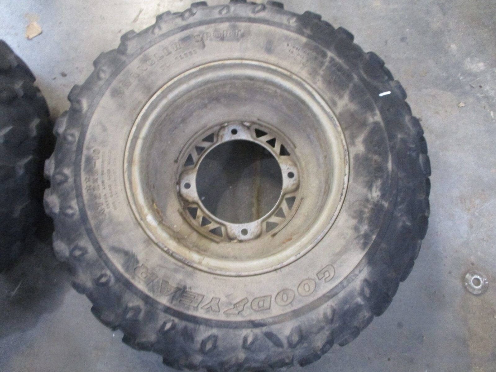 1993 93 Polaris Trail Boss 250 Four Wheeler 4x4 Wheels Tires #1 22x8-10 ...