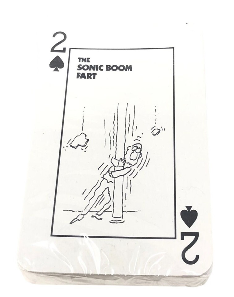 Vintage Novelty Fart Playing Cards Deck Dad Joke Gag Gift Stocking ...