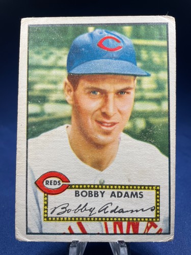 1952 Topps Baseball Low Grade Card Bobby Adams #249 Cincinnati Reds | eBay