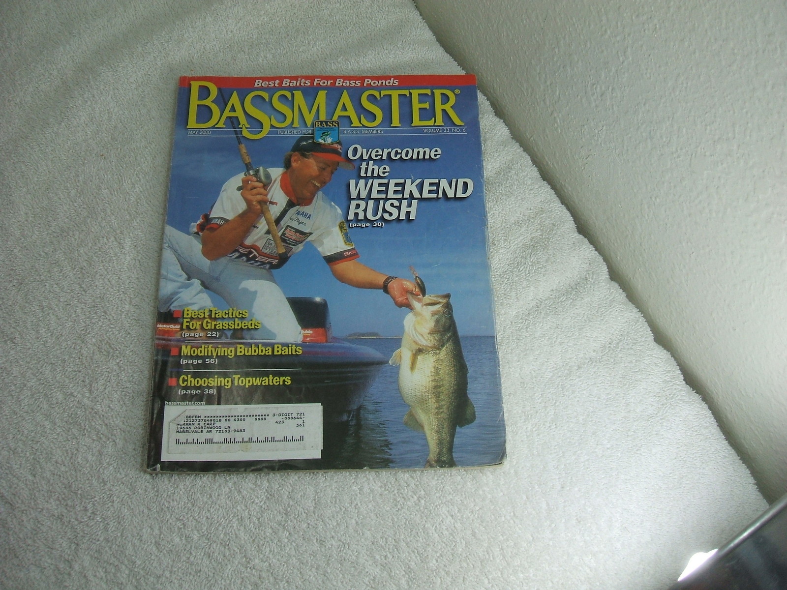 BassMaster Magazine ~ May 2000 ~ Overcome The Weekend Rush - Best Baits ...