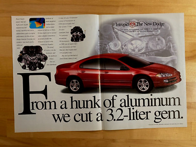 1998 Vintage Print Ad Dodge Intrepid Centerfold | eBay