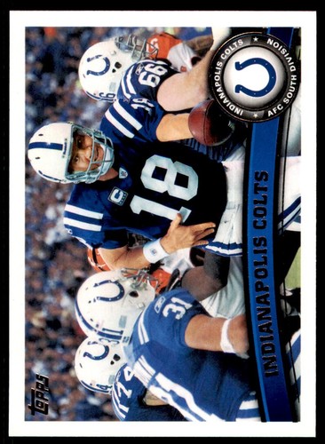 2011 Topps #368 Indianapolis Colts (Peyton Manning/Donald Brown) | eBay