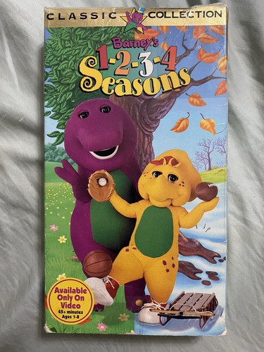Barney - Barneys 1-2-3-4 Seasons (VHS, 1996) 45986020123| eBay
