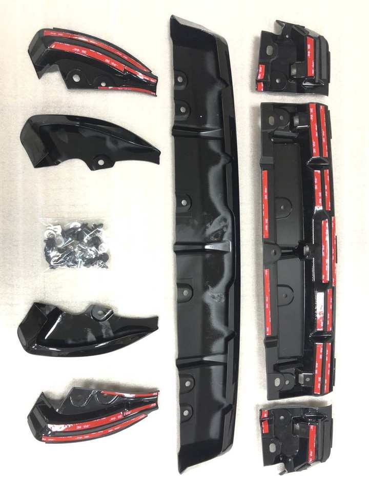 Fit 2022-2023 Subaru BRZ Toyota GR86 Gloss Black Rear Diffuser Bumper ...