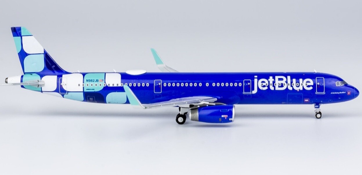 1:400 NG Models JetBlue Airways Airbus A321 New Livery N982JB | eBay