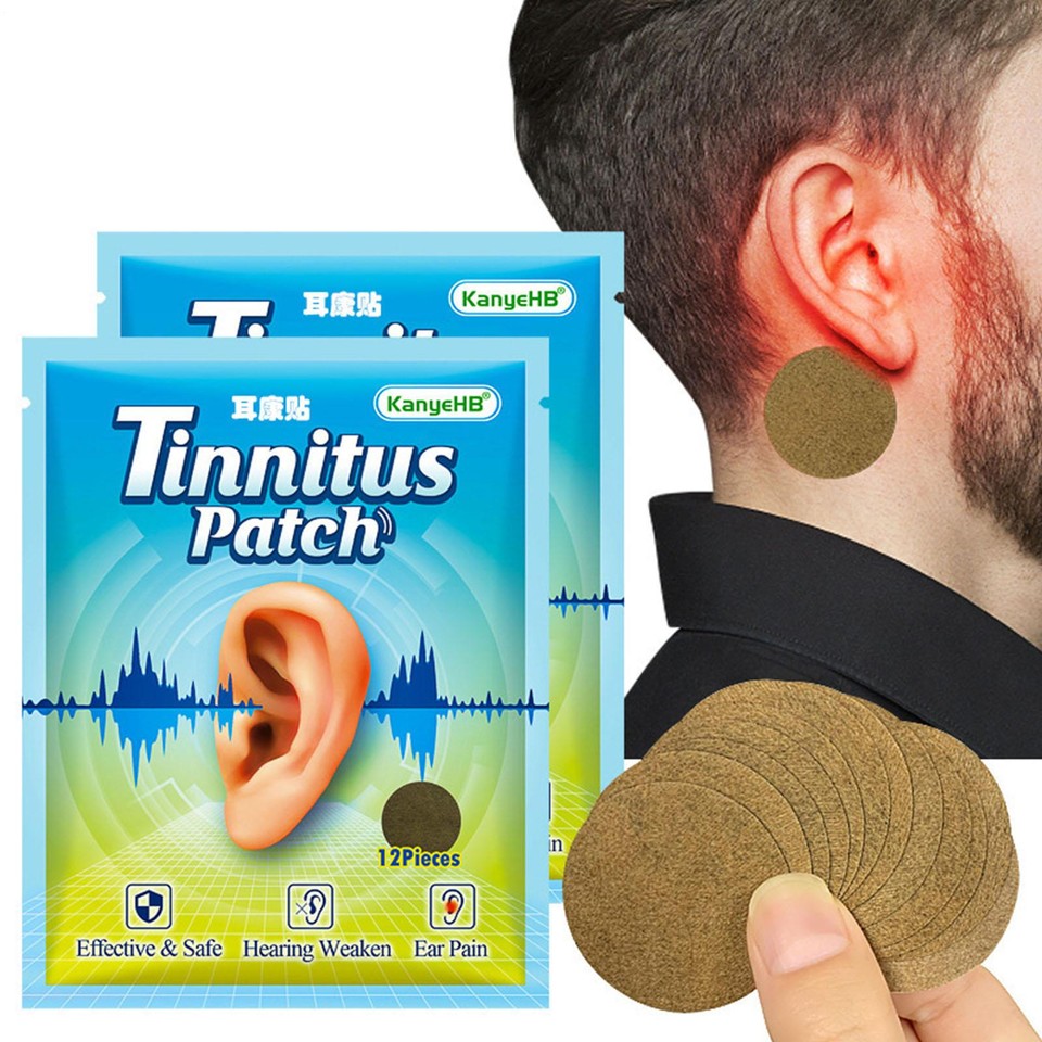 24Pcs Tinnitus Treatment Patch Prevent Hearing Loss Ear Relief Medical ...