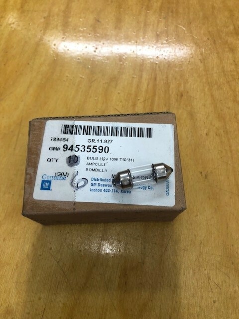 Genuine GM Dome Lamp Bulb 94535590 for sale online | eBay