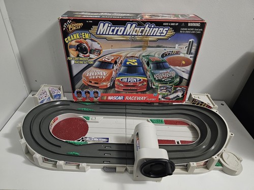 Vintage Micro Machines NASCAR Raceway Playset W/ Box Hasbro Vintage | eBay