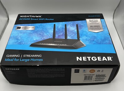 NETGEAR Nighthawk AC2600 Smart WiFi Router (R7450) TESTED/WORKS ...