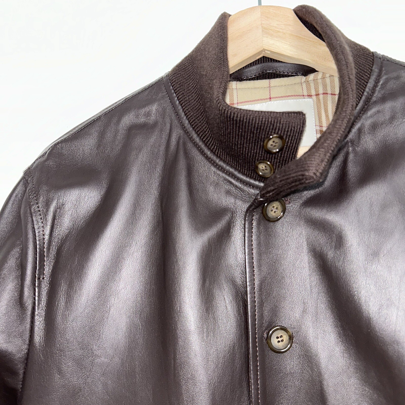 Valstar Milano 1911 Leather Valstarino Jacket Long Sleeve Sz 52 | eBay
