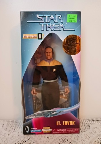 MISB Star Trek Voyager Lt TUVOK Warp Factor Series 9" Action Figure ...