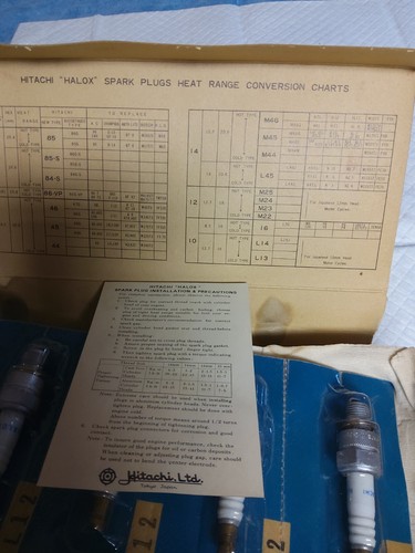 Hitachi spark plug four pack part # L12 R25 | eBay