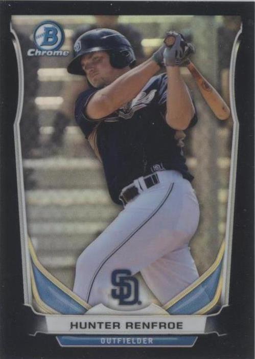 2014 Bowman Draft - Top Prospects Chrome Hunter Renfroe #CTP-32 Black ...