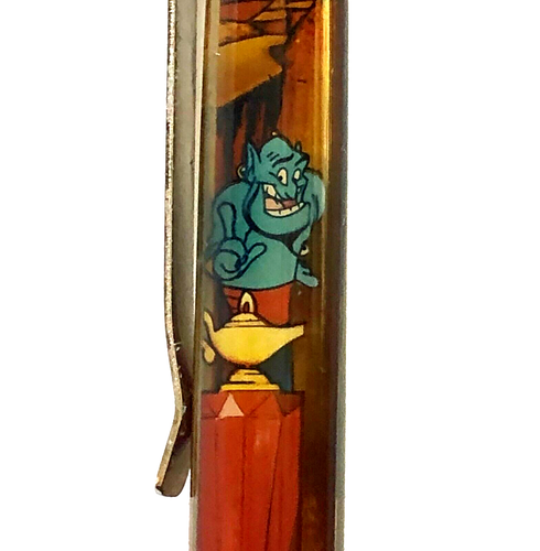Aladdin Floaty Pen Moving Genie from Lamp Disney Movie Vintage Floating ...