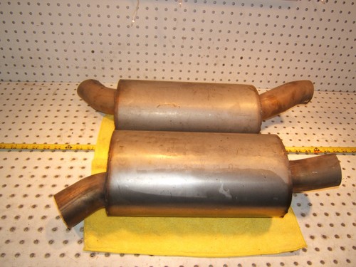 Mercedes 01,02 W220 S55 AMG V8 Center Exhaust AMG muffler Dual Genuine ...