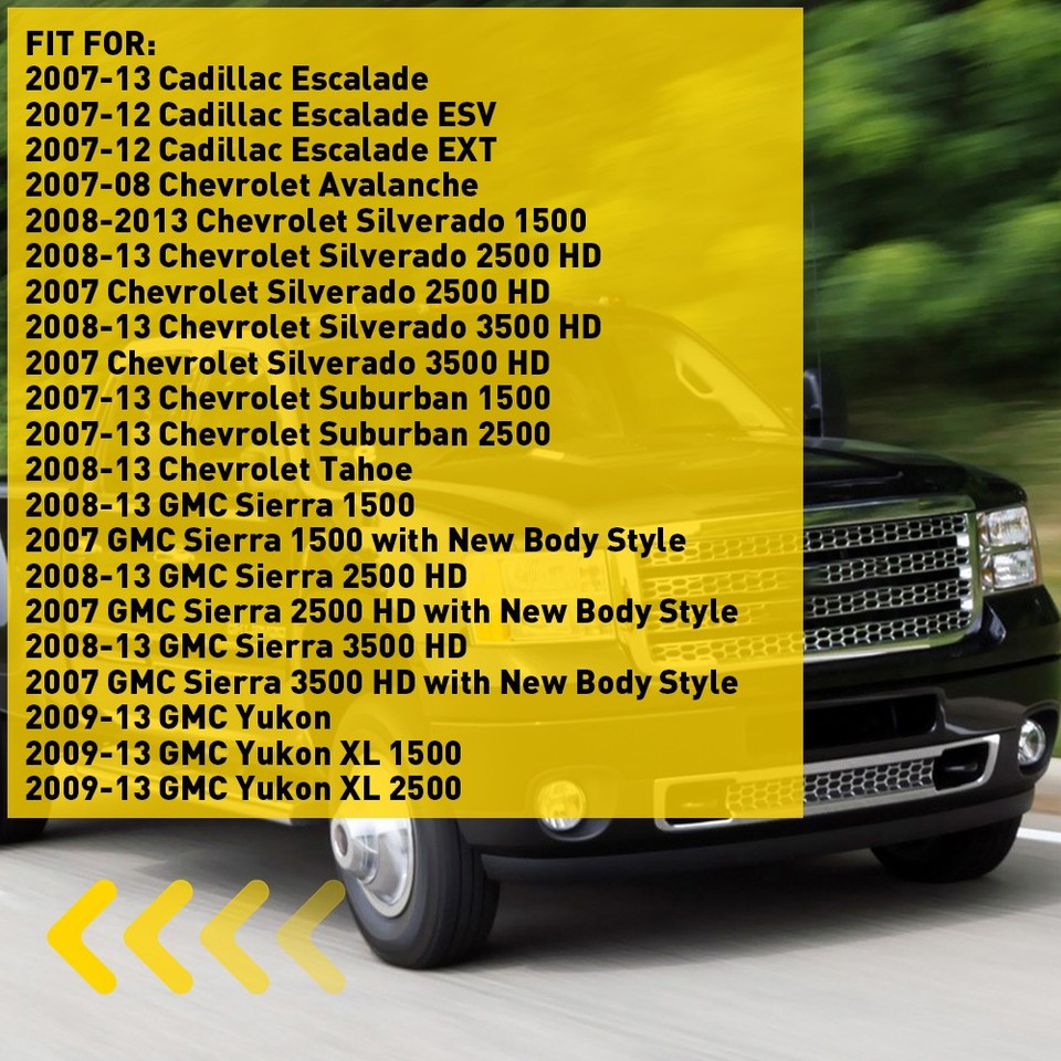 Mirror Glass Turn w/ Heated Signal Left Right & Pair Set for Chevy GMC ...