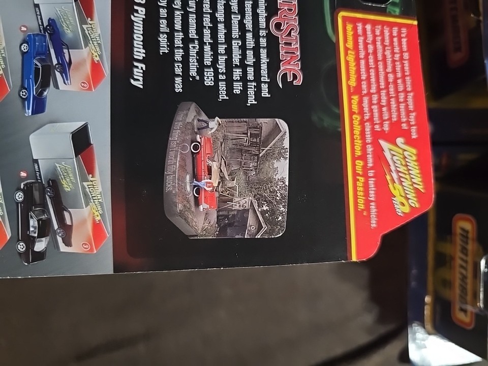 Johnny Lightning Movie Christine Diorama Package 1/64 SILVER SCREEN MACHINES New | eBay