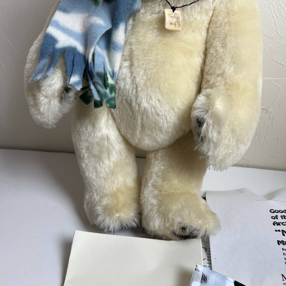 BAYSIDE BEARS * MARY LOU FOLEY * HAND MADE Polar Bear 16” Large ...