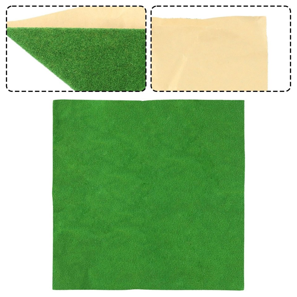 Model Turf Paper Artificial Lawns 25 X 25cm Fake Turf Multi-color Nylon ...