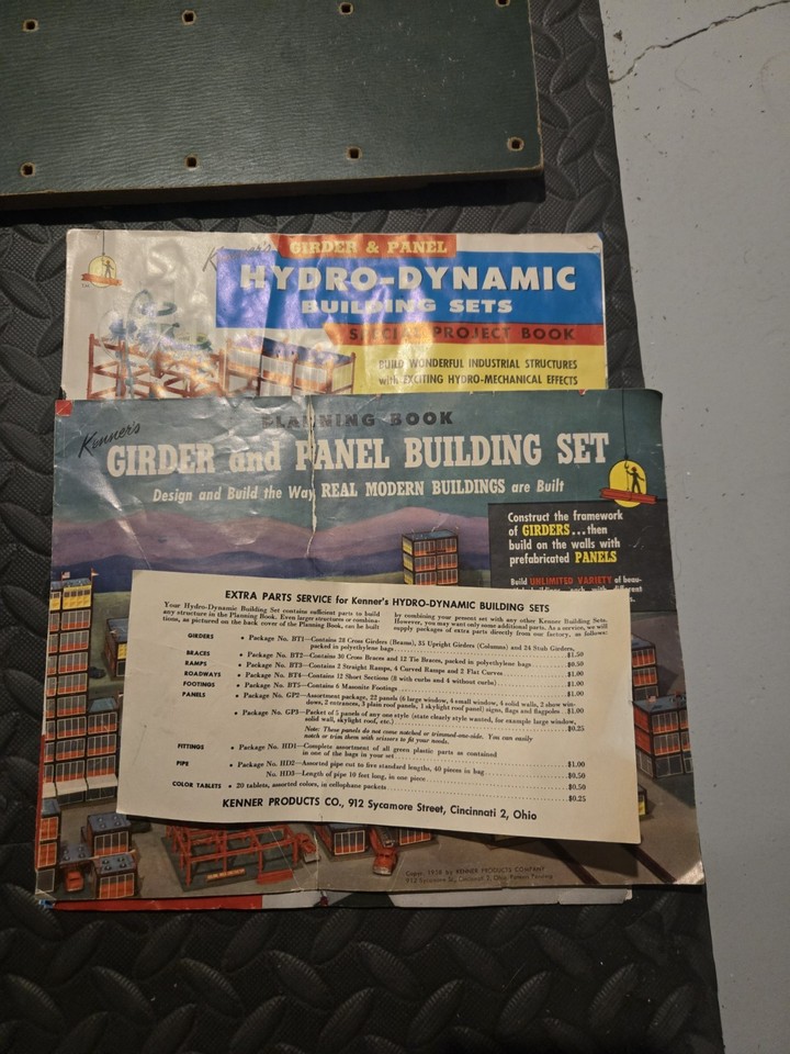 Girder And Panel Building Set And Hydronamic Set | eBay