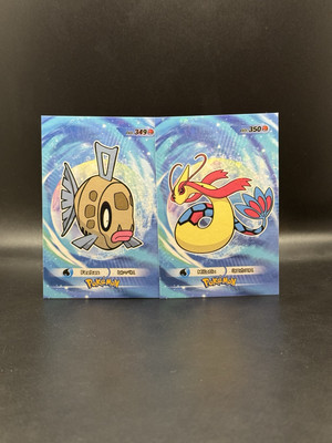 Feebas Milotic Database 3 Cracked Ice Holo Hoenn Pokemon | eBay