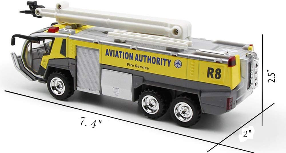 Airport Fire Trucks Toy for Boys Fire Engine Toys Fire Engine Pullback ...