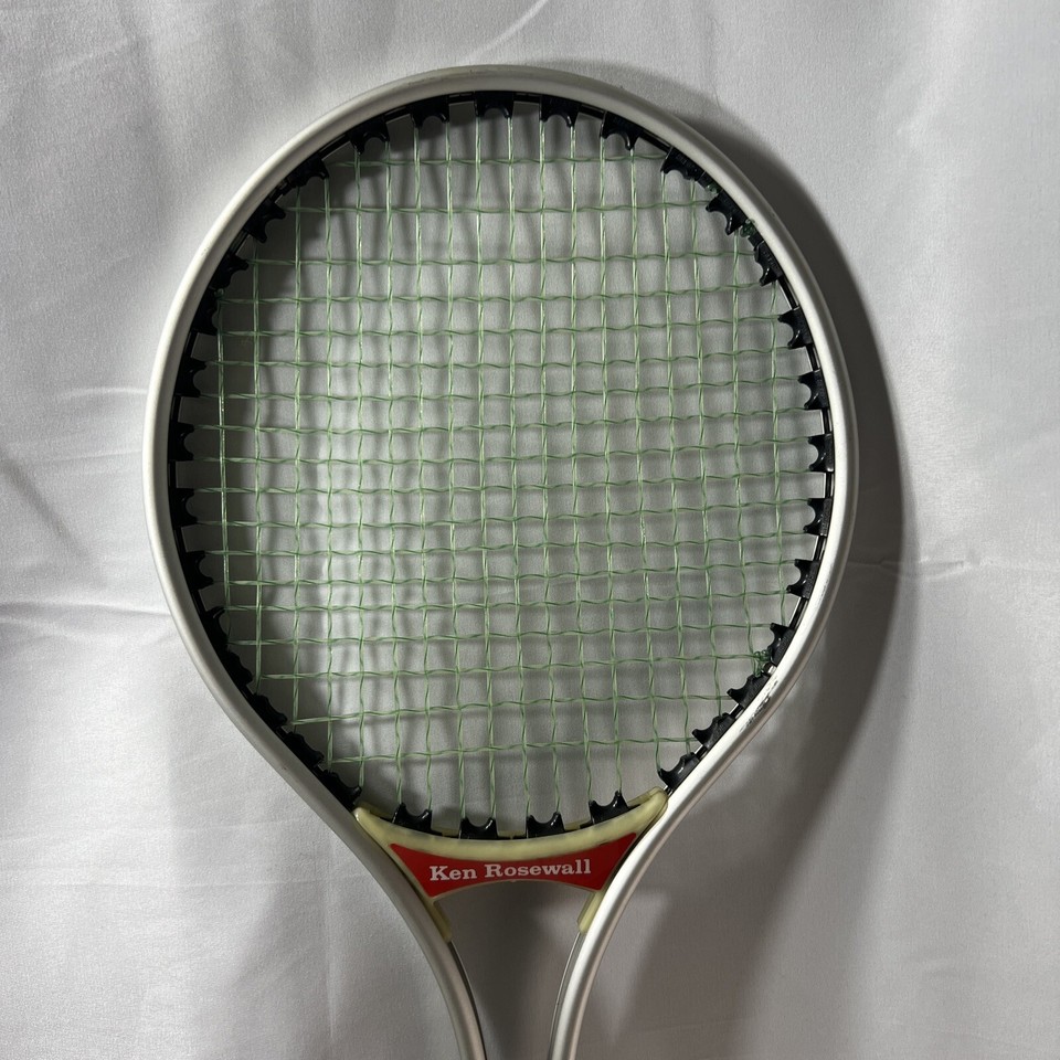 Vintage Ken Rosewall Seamco Tennis Racquet Aluminum 4-1/2 M | eBay