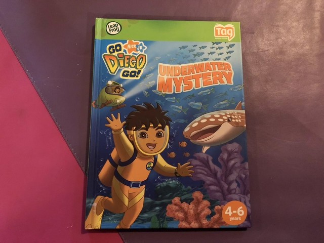 LeapFrog Tag Pen LeapReader book — GO DIEGO GO! UNDERWATER MYSTERY | eBay
