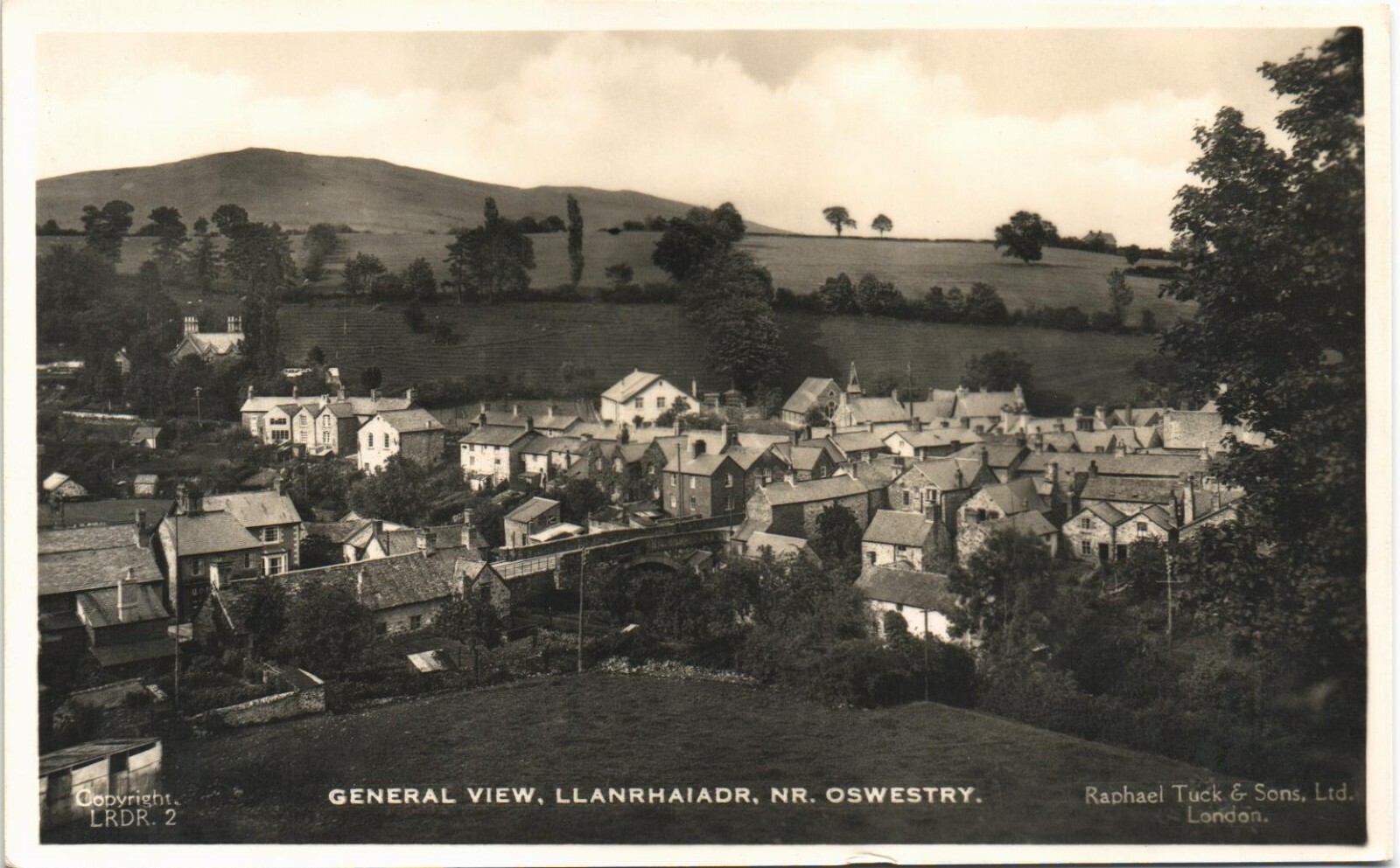 Llanrhaiadr near Oswestry. General view # LRDR.2 by Tuck. | eBay UK