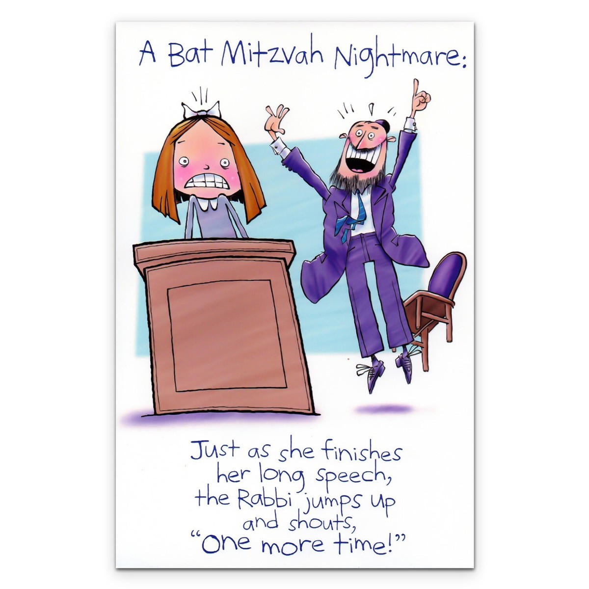 Happy Bat Mitzvah Cards Personalised Bat Mitzvah Or Hanukkah Card By