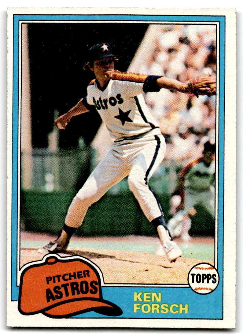 1981 Topps Ken Forsch . Houston Astros #269 | eBay