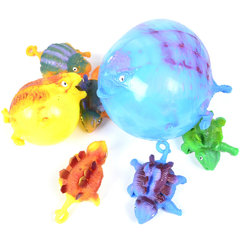 1Pc Dinosaur Toy Antistress Inflatable Animal Toy Squeeze Soft Ball ...