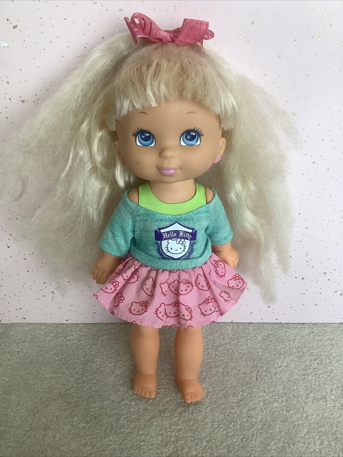 Vintage 90s Rare Tattoodles Doll PJ Sparkles Style Bow Sanrio Hello ...