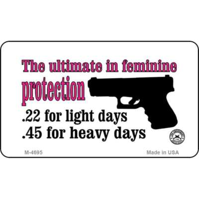 Feminine Protection Novelty Metal Magnet M-4695 | eBay