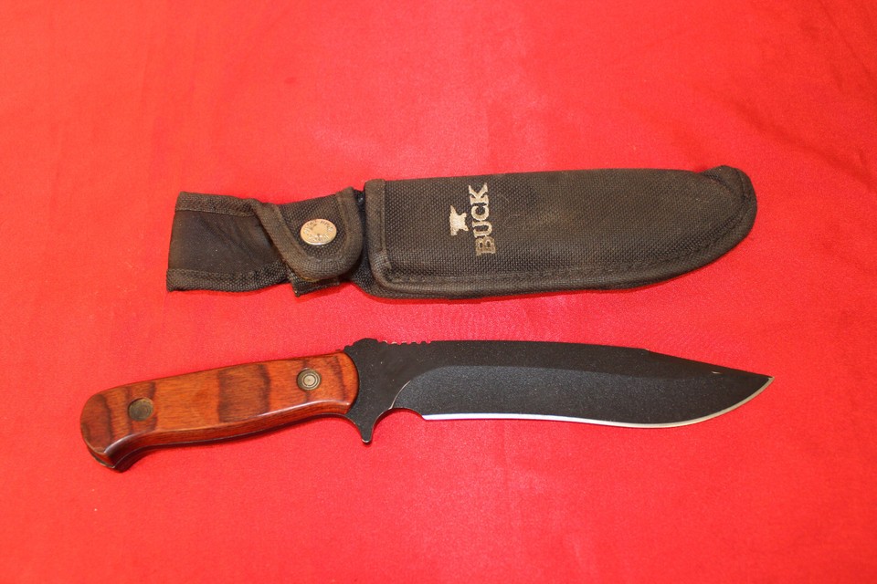 BUCK 620 MADE IN USA WOOD REAPER FIXED BLADE HUNTING KNIFE | eBay