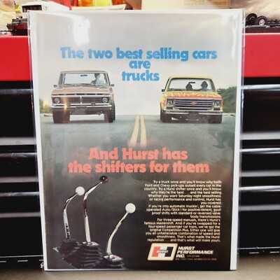 Vintage Drag Racing Magazine Cut Out. Hurst Shifter Performance ...