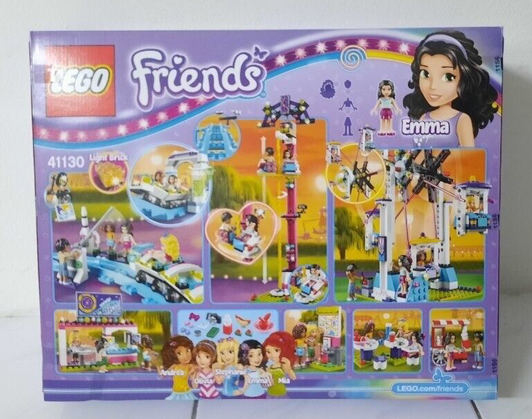LEGO Friends Amusement Park Roller Coaster 41130 Toy Building Kit 1124 ...