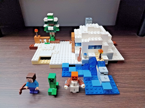 LEGO Minecraft: The Snow Hideout (21120) Complete | eBay