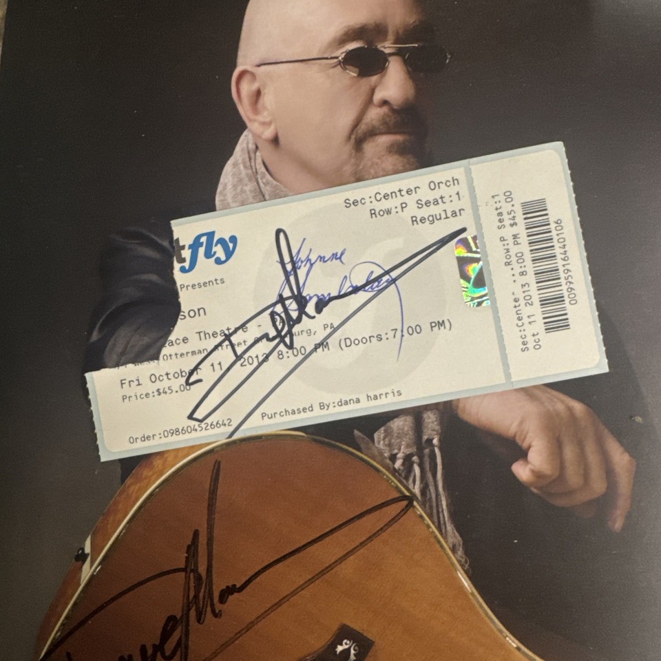 Dave Mason Signed Photo with Signed Ticket Stub | eBay