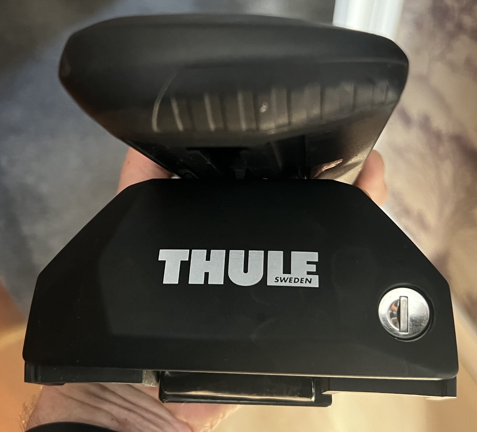 Thule 710600 evo wingbar flush rail roof bars 133cm. Footpack 186023 ...