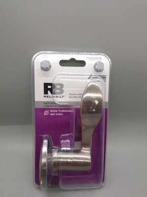 RB Reliabilt Door Handle #1658873 satin nickel finish Dummy Door knob ...