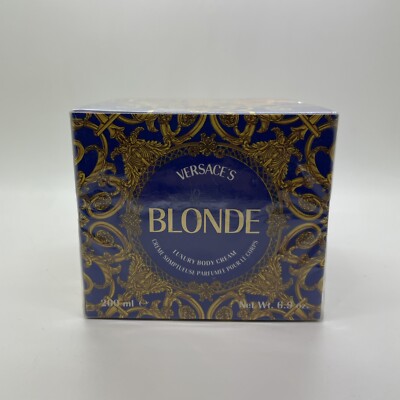NOS Versace Blonde Luxury Body Cream Women 6.9 oz SEALED Rare Vintage ...