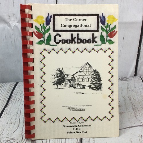 The Corner Congregational Cookbook Spiral Chapter 90s Vintage Recipe ...