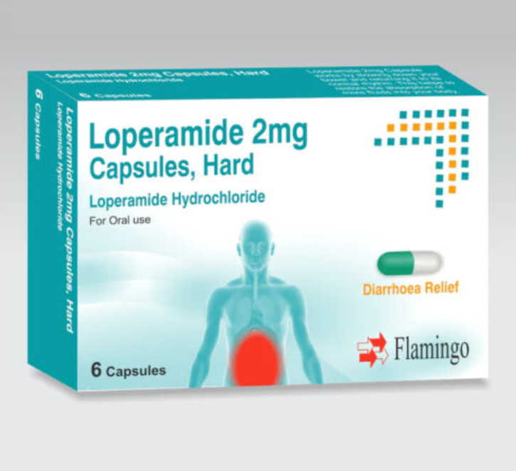 10 Packs of Diarrhoea Relief Caps Loperamide 2mg 6's Effective for ...