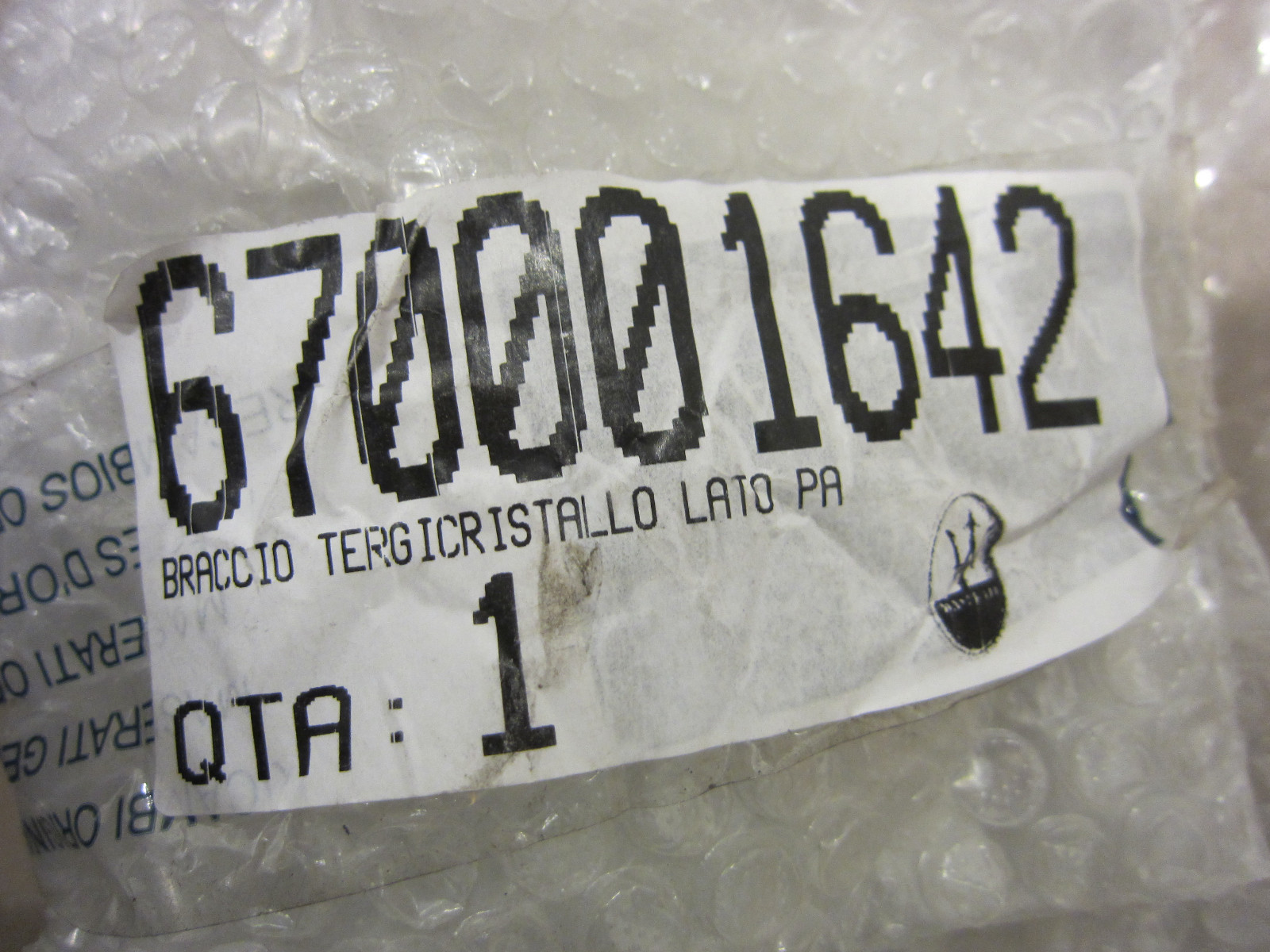 Maserati Ghibli Quattroporte RH Passenger Windshield Wiper Arm NEW ...